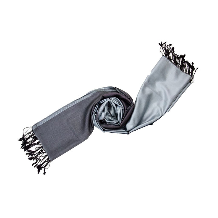 Shades Of Grey | Silk Reversible Dual Tone Women's Scarf – www.aneeka ...